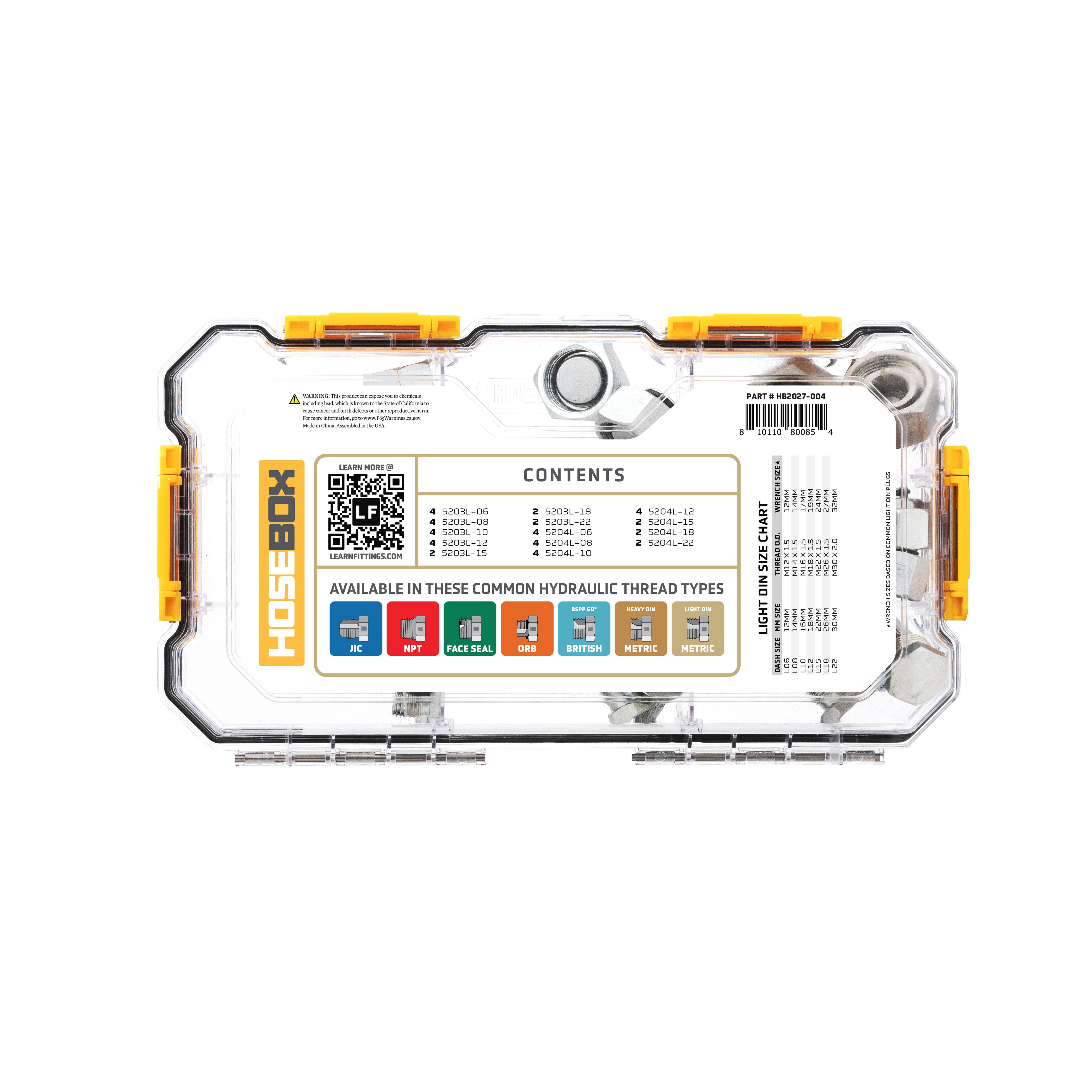METRIC LIGHT DIN CAPS AND PLUGS